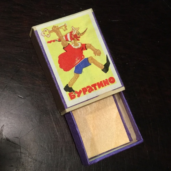 Vintage | Accents | Vtg Russian Pinocchio Matchbox | Poshmark